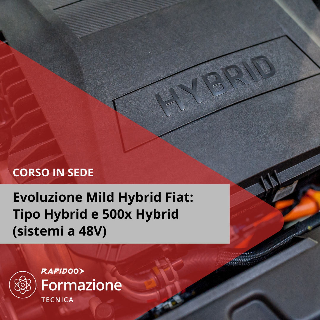 Evolution of FIAT Mild Hybrid: hybrid-500X type (48V systems) - Rapidoo